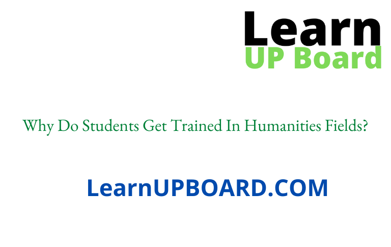 Why Do Students Get Trained In Humanities Fields – Learn UP Board