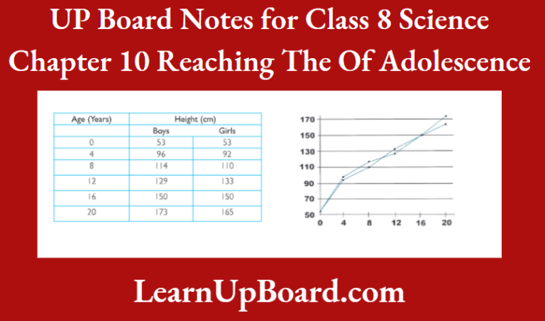 UP Board Notes For Class 8 Science Chapter 10 Reaching The Of ...