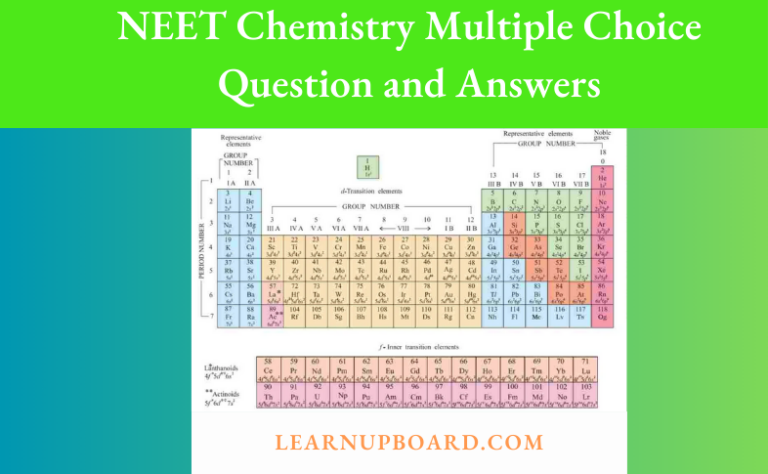 NEET Chemistry MCQs On Classification Of Elements And Periodicity In ...